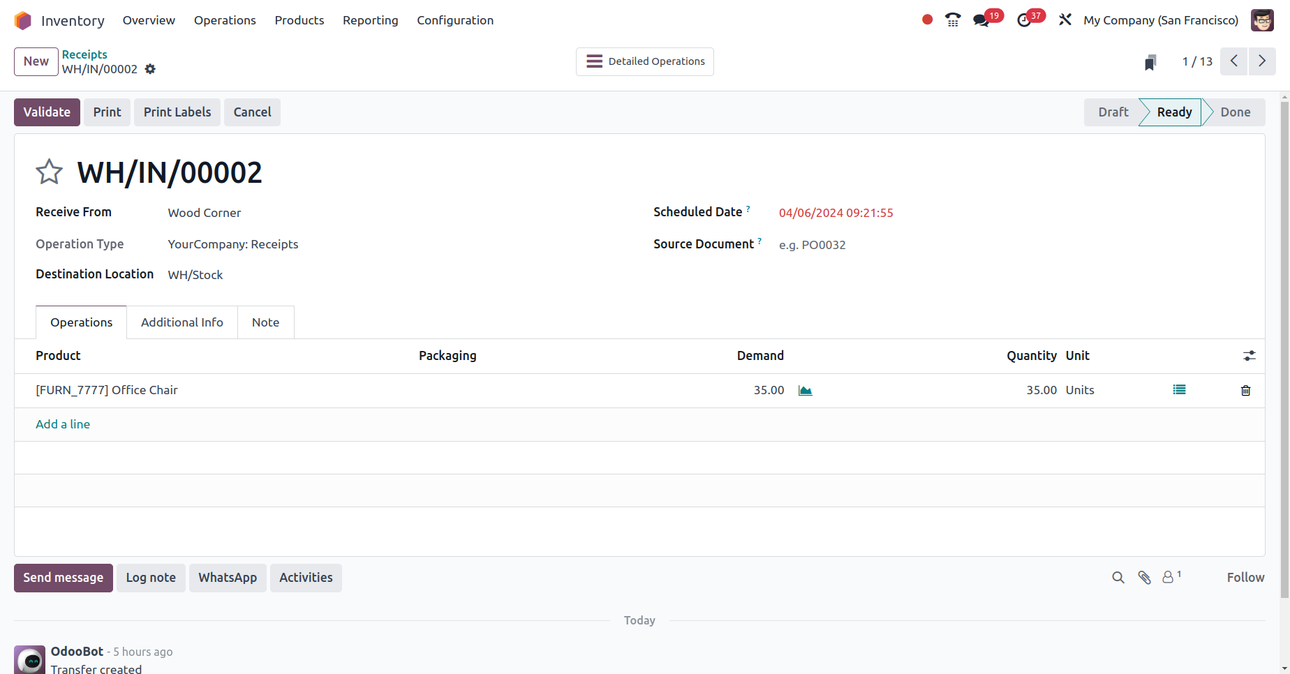 Odoo Inventory Stock Management Software - Devintelle