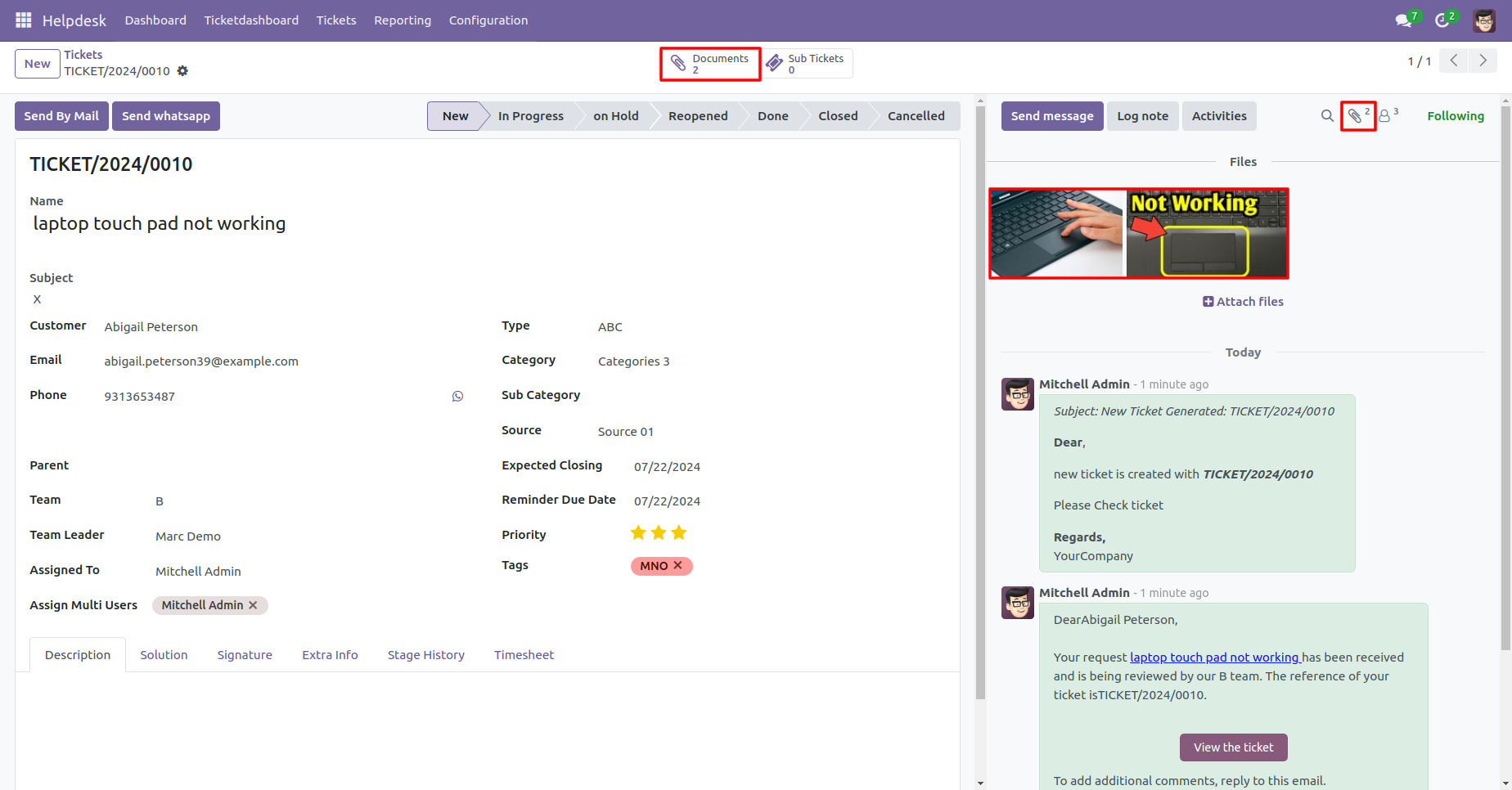 Helpdesk management in Odoo | All in One Helpdesk